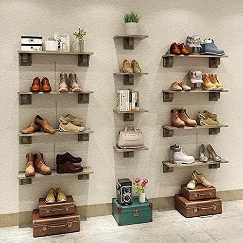 4Pcs Clear Acrylic Shelf Dividers, Adjustable Closet Organizer Fit for Any Thickness of Shelves, Great for Bedroom, Kitchen, Office, Bathroom, 11.8''x11''
