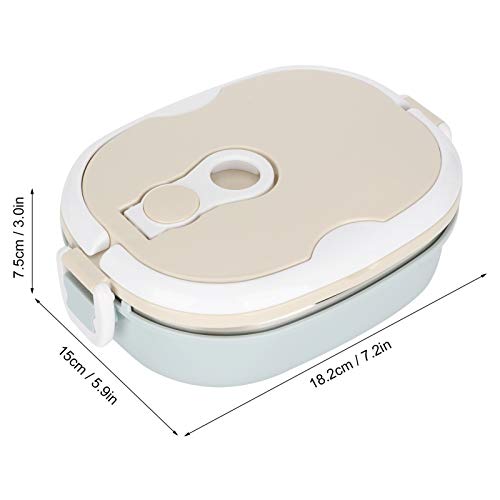 Bento Boxes, Lunch Box Portable Leakproof Stainless Steel Insulated Thermal Food Container Compartment Lunch Box for Student Children Work(Single Layer 900ml)