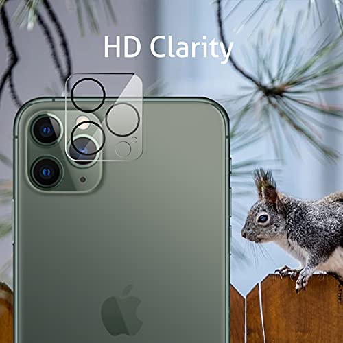 Ailun 2Pack Privacy Screen Protector for iPhone 11 Pro[5.8 inch] + 2 Pack Camera Lens Protector, Anti Spy Private Tempered Glass Film,[9H Hardness] - HD[Black]