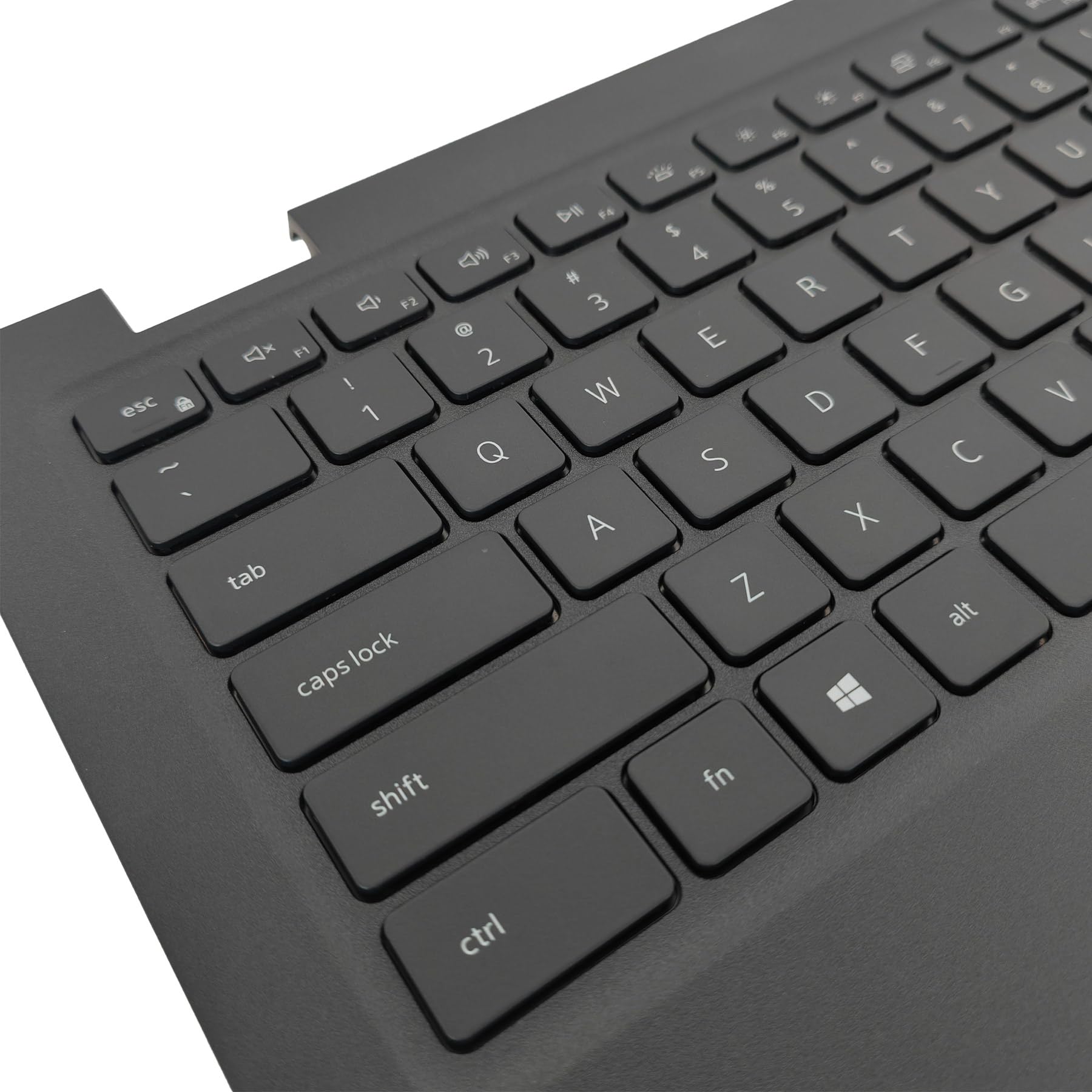 Jxjslp Replacement Upper Case Palmrest for DELL Latitude 3420 E3420 Series Laptop US Layout Non-Backlit Keyboard Assembly 4PX9K 04PX9K Black
