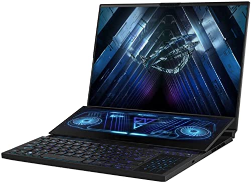 XOTICPC 2023 ASUS ROG Zephyrus Duo 16 GX650PZ Gaming Laptop (AMD Ryzen 9 7945HX, 32GB RAM, 2TB NVMe SSD, RTX 4080 12GB, 16" QHD+ 240Hz 3ms, Win 11 Pro) Gamer Notebook Computer