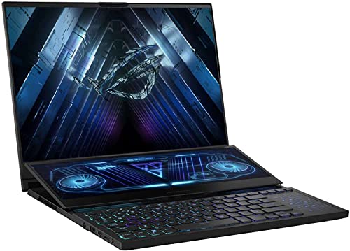 XOTICPC 2023 ASUS ROG Zephyrus Duo 16 GX650PZ Gaming Laptop (AMD Ryzen 9 7945HX, 32GB RAM, 2TB NVMe SSD, RTX 4080 12GB, 16" QHD+ 240Hz 3ms, Win 11 Pro) Gamer Notebook Computer