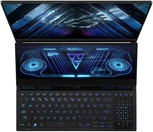 XOTICPC 2023 ASUS ROG Zephyrus Duo 16 GX650PZ Gaming Laptop (AMD Ryzen 9 7945HX, 32GB RAM, 2TB NVMe SSD, RTX 4080 12GB, 16" QHD+ 240Hz 3ms, Win 11 Pro) Gamer Notebook Computer