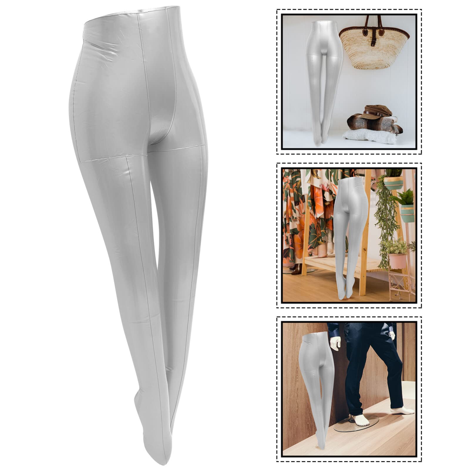 Mannequin Body Inflatable Female Half Body Legs Mannequins Model Women Pants Form Display Model Mannequin Torso Trousers Lower Body Clothing Window Display for Shows