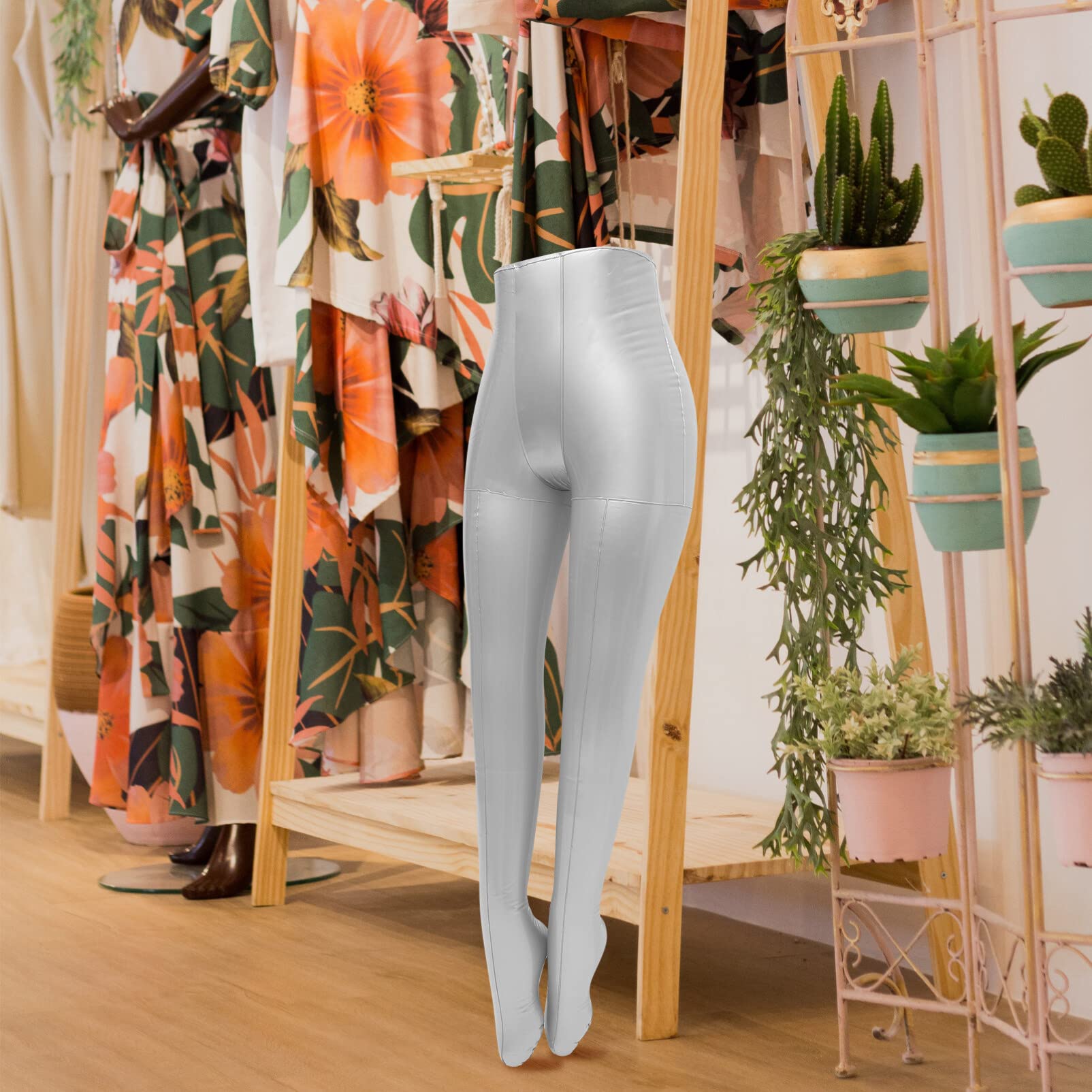 Mannequin Body Inflatable Female Half Body Legs Mannequins Model Women Pants Form Display Model Mannequin Torso Trousers Lower Body Clothing Window Display for Shows