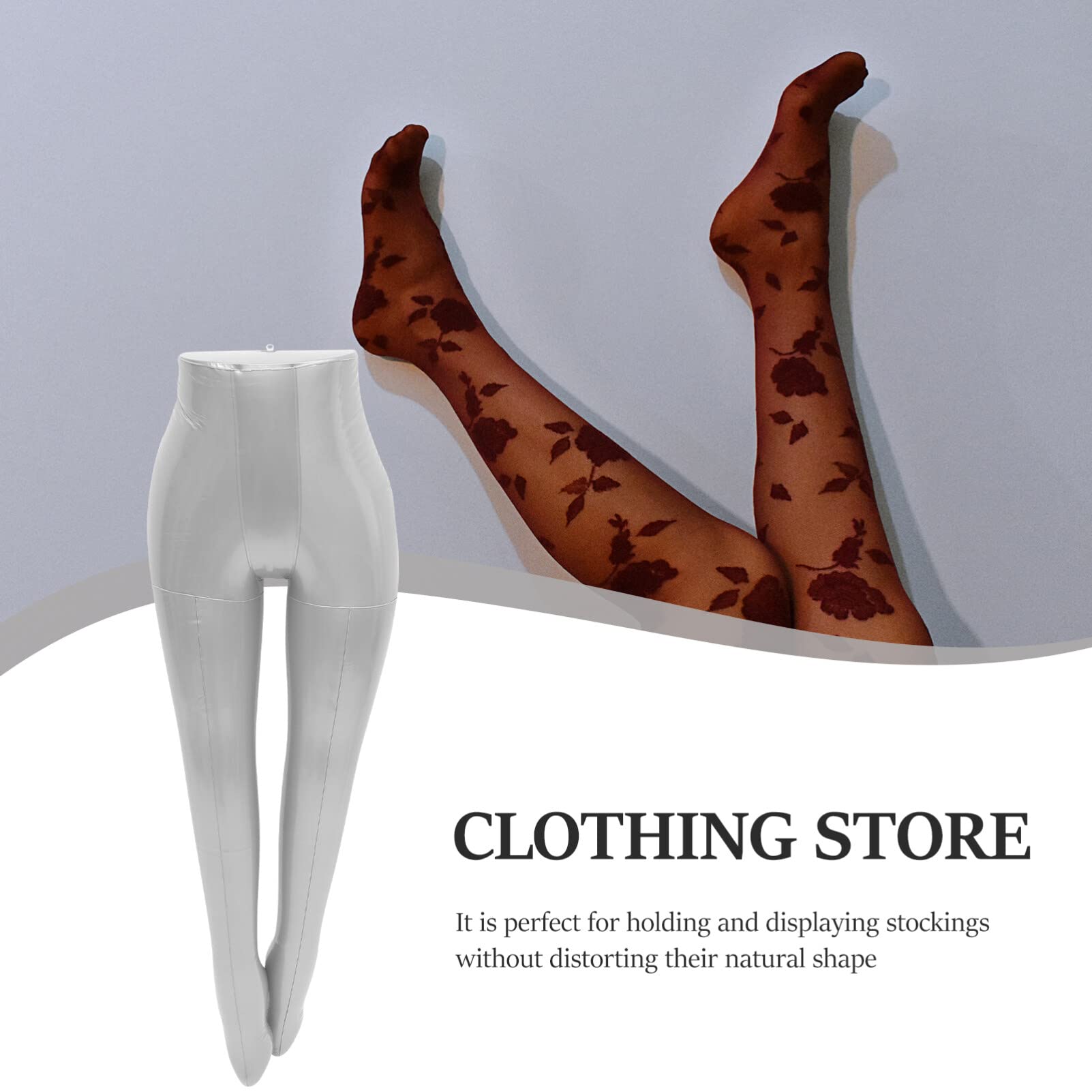 Mannequin Body Inflatable Female Half Body Legs Mannequins Model Women Pants Form Display Model Mannequin Torso Trousers Lower Body Clothing Window Display for Shows