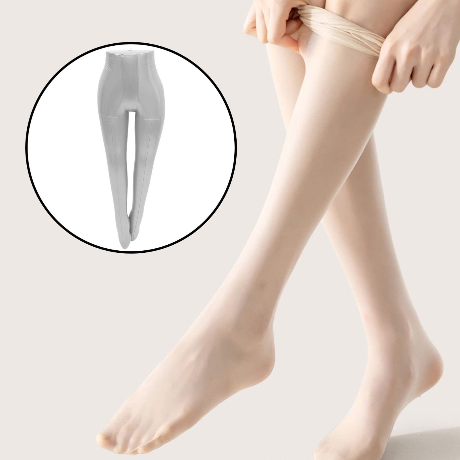 Mannequin Body Inflatable Female Half Body Legs Mannequins Model Women Pants Form Display Model Mannequin Torso Trousers Lower Body Clothing Window Display for Shows