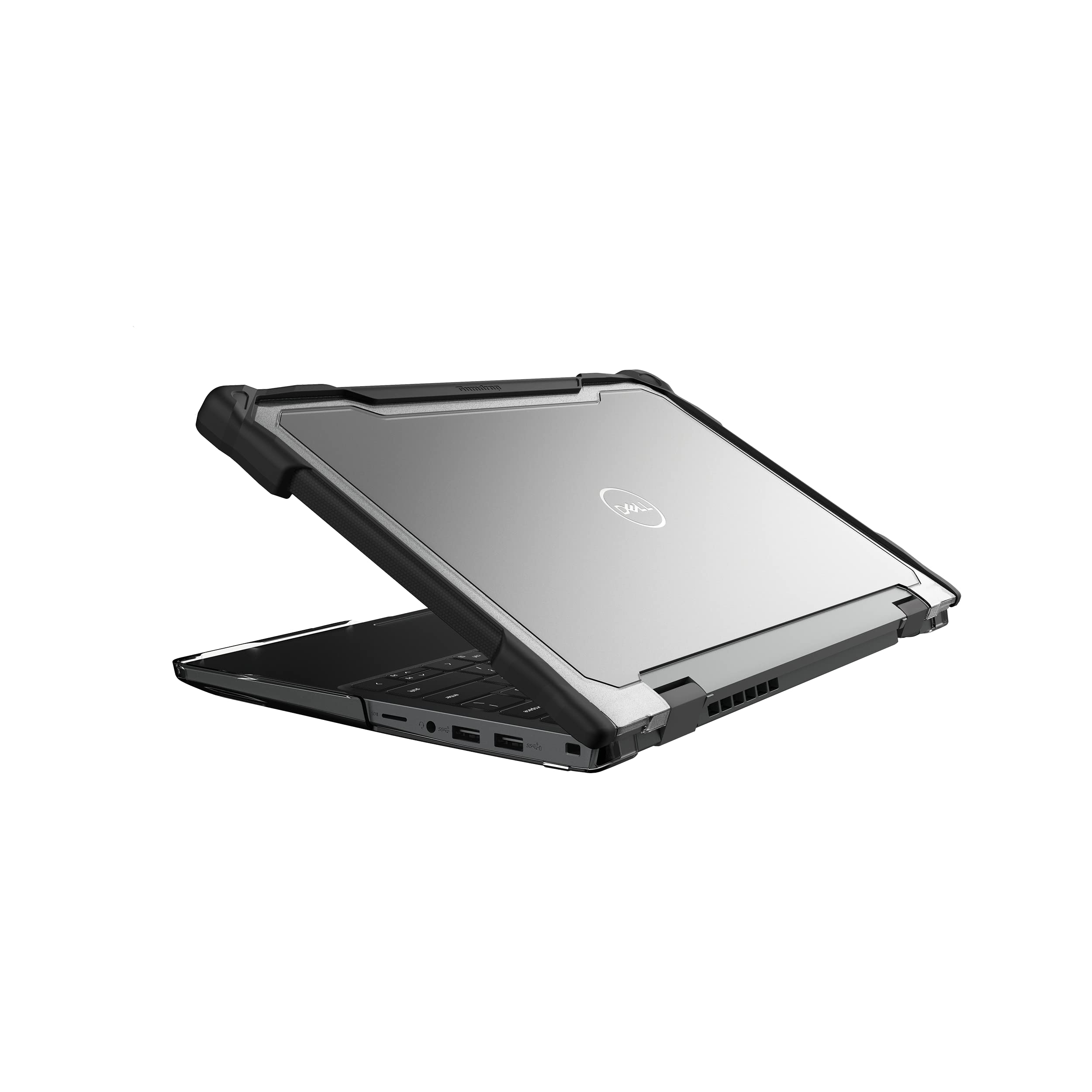 Gumdrop SlimTech Laptop Case Fits Dell Latitude 3330 13-inch (2-in-1) Designed for K-12 Students Teachers & Classrooms – Drop Tested Rugged Shockproof Bumpers for Reliable Device Protection – Black