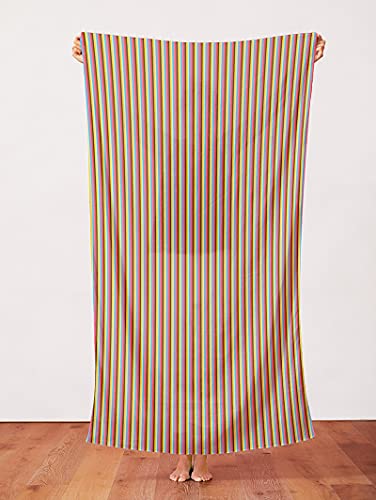 PBS Fabrics Let The Good Times Roll by LYSA Flower, Quilter's Cotton by The Yard, Stripe, Multi