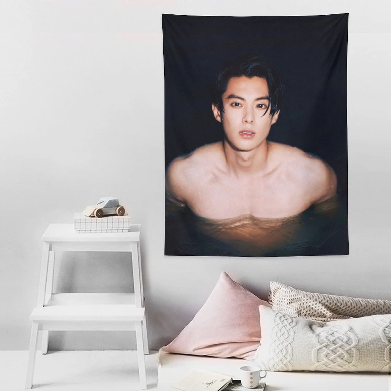 BAOJUN Dylan Wang Actor China Poster Sexy Artworks Polyester Tapestry Room Aesthetic Wall Art Prints Home Modern Decor Gifts 30"x40"