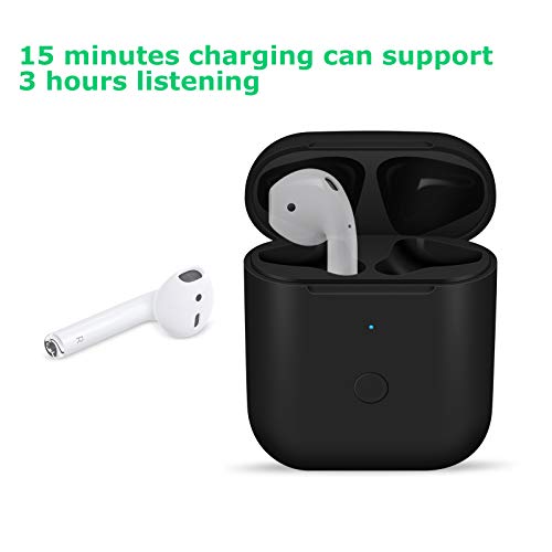 Wireless Charging Case Compatible with AirPods 1 2,Air pods Charger Case Replacement with Bluetooth Pairing Sync Button,no Aipods