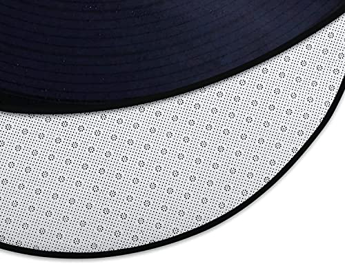 Music Record Black Round Area Rug for Bedroom Living Room Study Playing Non-Slip Floor Mat Carpet Home Decor Rugs 3' Diameter