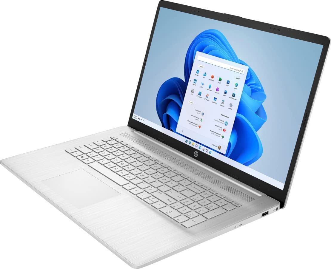HP 17.3" Flagship HD+ Business Laptop, 32GB DDR4 RAM, 1TB PCIe SSD, Intel Quad Core i3-1125G4(Beat i5-1035G4), Bluetooth, HDMI, Webcam, Windows 11, Silver, w/GM Accessories