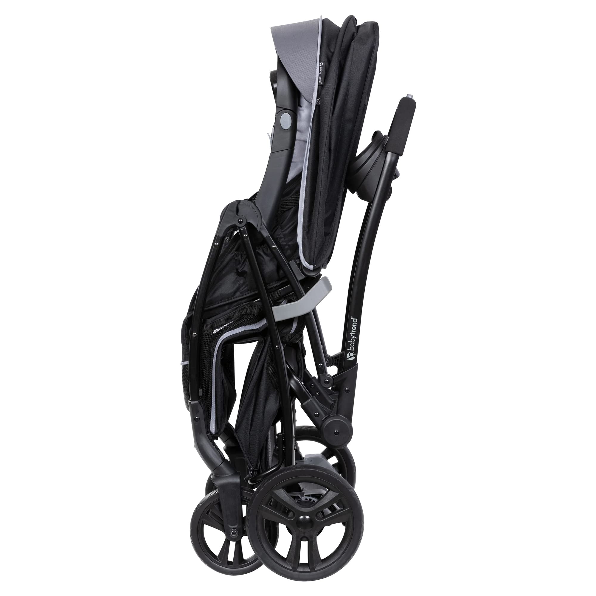 Baby Trend Sit N' Stand 5-in-1 Collapsible Kids Shopper Stroller with Shaded Canopy Visor, Extendable Storage Basket, and 2 Cup Holders, Stormy