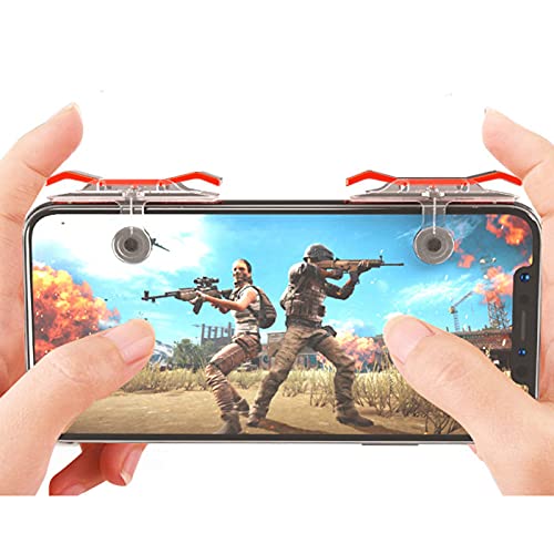 schicj191mm Mobile Game Direction Shooting Controller,Game Controller Gamepad Left Right Mobile Phone Gaming Triggers for PUBG,More Game