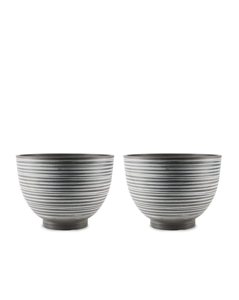 Miracle-Gro High Rise Planter Charcoal 2 Pack