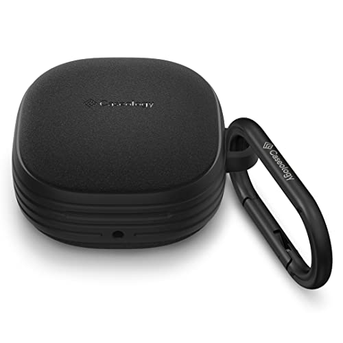Caseology Vault Designed for Galaxy Buds 2 Pro Case (2022) Compatible with Buds 2 (2021) Buds Pro (2021) Buds Live (2020) - Matte Black