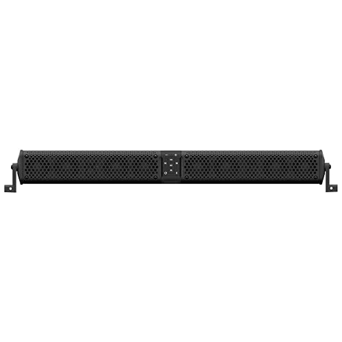 wet sounds Stealth XT 12 Speaker All-in-One Amplified Bluetooth Soundbar with Remote – Black (Renewed)