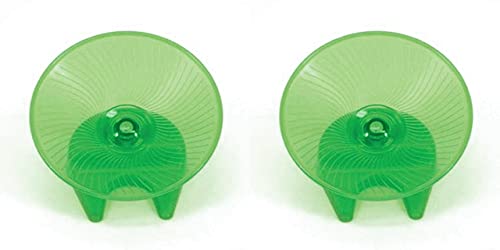 Ware Manufacturing Flying Saucer Exercise Wheel for Small Pets, 7 1/4-Inch - Colors May Vary .2 Pack 3282