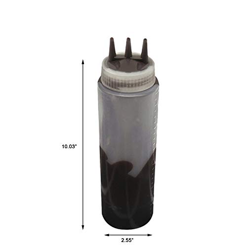 Sauce Bottle Warmer With Squeeze Bottles Sauce Heater Chocolate Cheese Caramel Sauce Dispenser (Silver(Single Bottle))