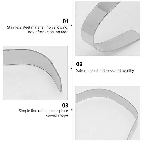 Holibanna 2Pcs Sandal Shoe Store Display Stands Shoe Retail Shop Shoe Supports Stainless Steel High Heeled Shoe Shaper Forms Inserts Silver