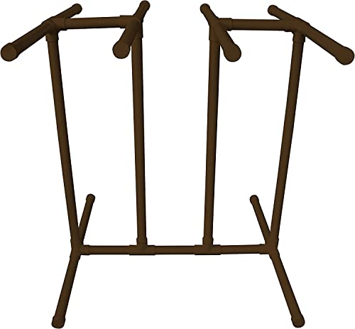 Poolside Storage Organizer for Drying Wet Towels, Floats, Noodles, Paddles, 37.5" W x 37.5" L x 41" H, (Brown)