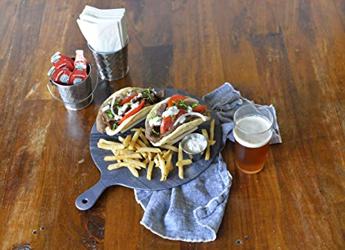 Tablecraft Disposable Taco Taxi, X-Shape Two-Piece, Poplar Wood, 3.5 x 2.5 x 1.75", Pack of 50