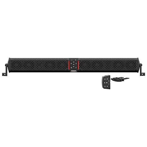 wet sounds Stealth XT 12 Speaker All-in-One Amplified Bluetooth Soundbar with Remote â Black (Renewed)