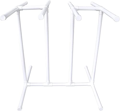 Towel Rack - Poolside Storage Organizer for Drying Wet Towels, Floats, Noodles, Paddles, 37.5" W x 37.5" L x 41" H, (White)