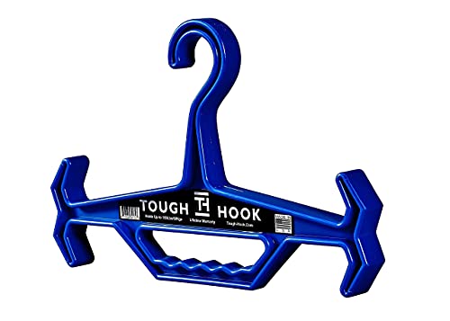 Tough Hook Original Hanger Max Pack Set of 4 | 2 Blue and 2 Red |USA Made | Multi Pack