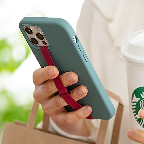 C-Shaped Clip Finger Phone Grip, Sinjimoru Silicone Cell Phone Strap for Phone Case with Clip as Phone Loop Holder for iPhone Case & Samsung Phone. Sinji Loop Clip Pink 210