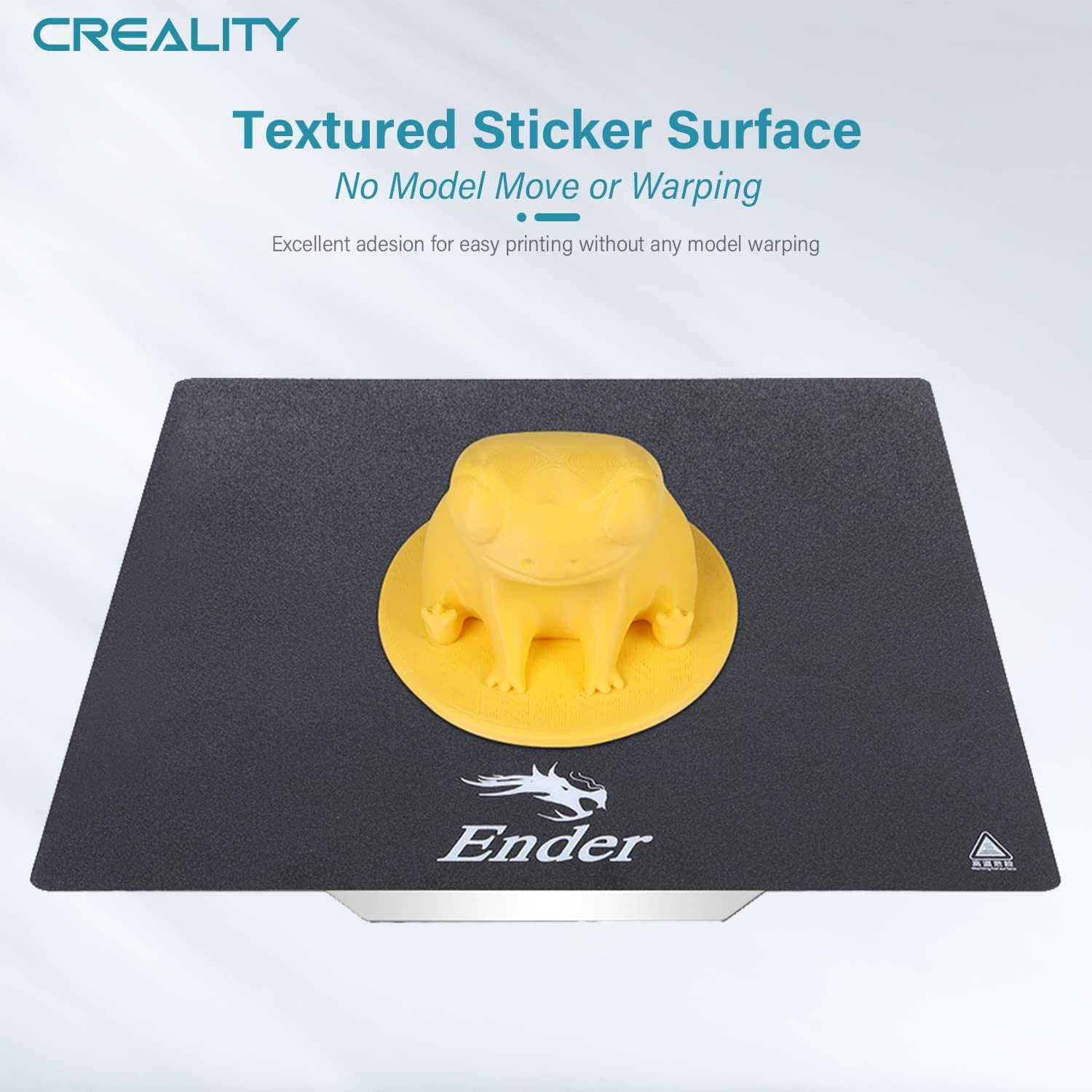 Creality Official Ender 3 Build Plate, 235x235mm Double-Sided Magnetic Bed Plate Smooth+Textured Surface Flexible Removable Printing Platform for Ender 3/3 V2/3 Pro/3 S1/3 S1 Pro/5/5S/5 Pro