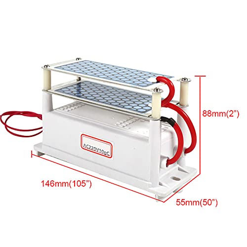 Air latester, Integrated Ozone nerator, AC220V 10G Portable Ozone nerator Double Integrated Ceramic Plate Air Ozonizer Machines