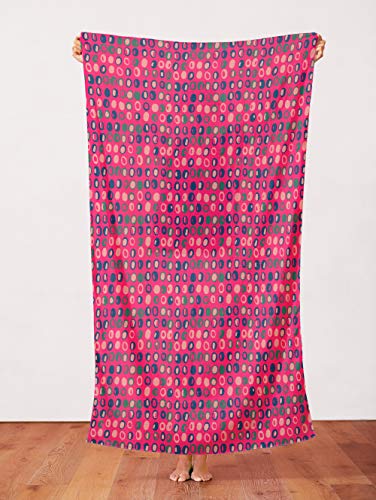 PBS Fabrics Lush and Wild by Katie Kortman, Sateen 1 Yard, Color Olives, Pink