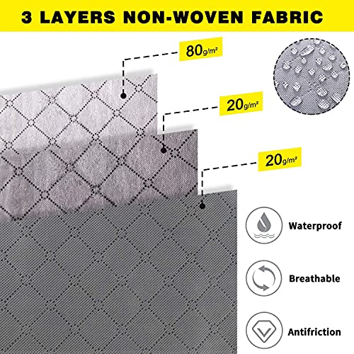 Clothing Storage Bag,1 Pack Large Capacity Clothes Storage Bag Organizer with Reinforced Handle Thick Fabric for Comforters,Blankets,Bedding,Foldable with Sturdy Zipper,Clear Window, 90L,Grey (1 Pack-19.7 x 19.7 x 14.2 inches)