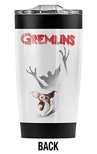 Logovision Gremlins Gremlins Shadow Stainless Steel Tumbler 20 oz Coffee Travel Mug/Cup, Vacuum Insulated & Double Wall with Leakproof Sliding Lid | Great for Hot Drinks and Cold Beverages