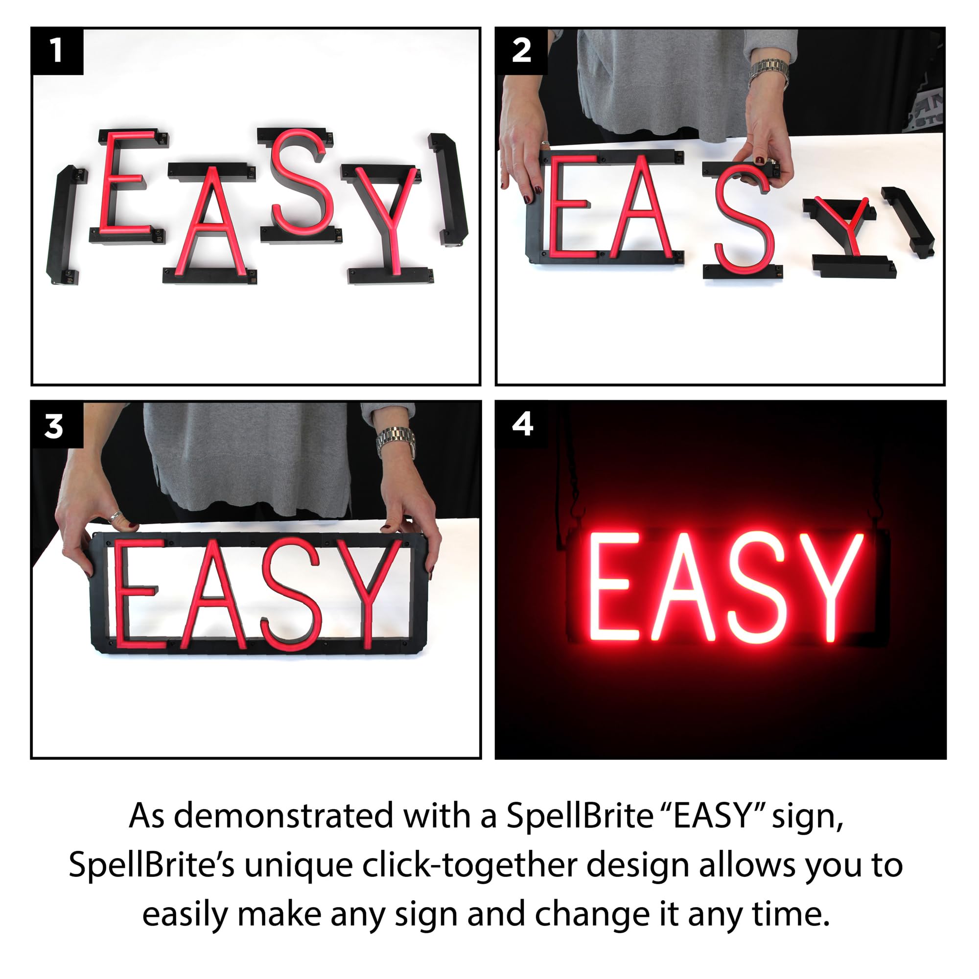 SpellBrite LASHES Sign for Beauty Salons | Beauty-Related Signs with Neon Look, Blue LED Light | 23.8" x 6.3"