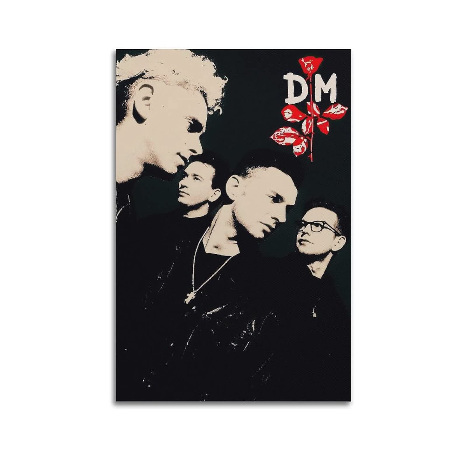 NJYXART Depeche Mode Music Poster Poster Decorative Painting Canvas Wall Posters And Art Picture Print Modern Family Bedroom Decor Posters 12x18inch(30x45cm)