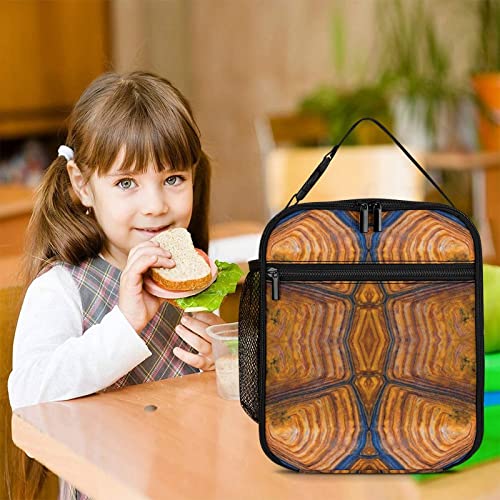 MINBHEBYUD Turtle Carapace Lunch Bag for Men Women, Insulated Lunch Bags for Office Work, Reusable Portable Lunch Box
