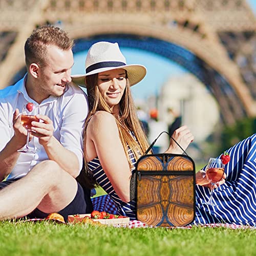 MINBHEBYUD Turtle Carapace Lunch Bag for Men Women, Insulated Lunch Bags for Office Work, Reusable Portable Lunch Box