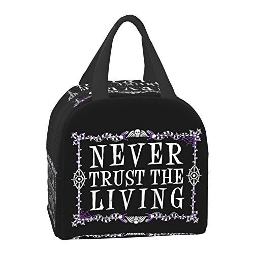 antcreptson Never Trust The Living Oxford Cloth Waterproof Thick Insulation Bag Picnic Bag Large Portable Lunch Box Bag Frozen Bag Insulation Package