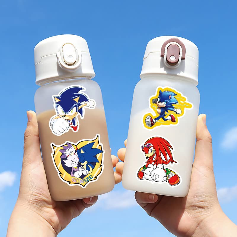 FUNNWISH 50 PCS Anime Cartoon Stickers for Water Bottle Laptop Phone Luggage Notebook Lunchbox Stickers Decals