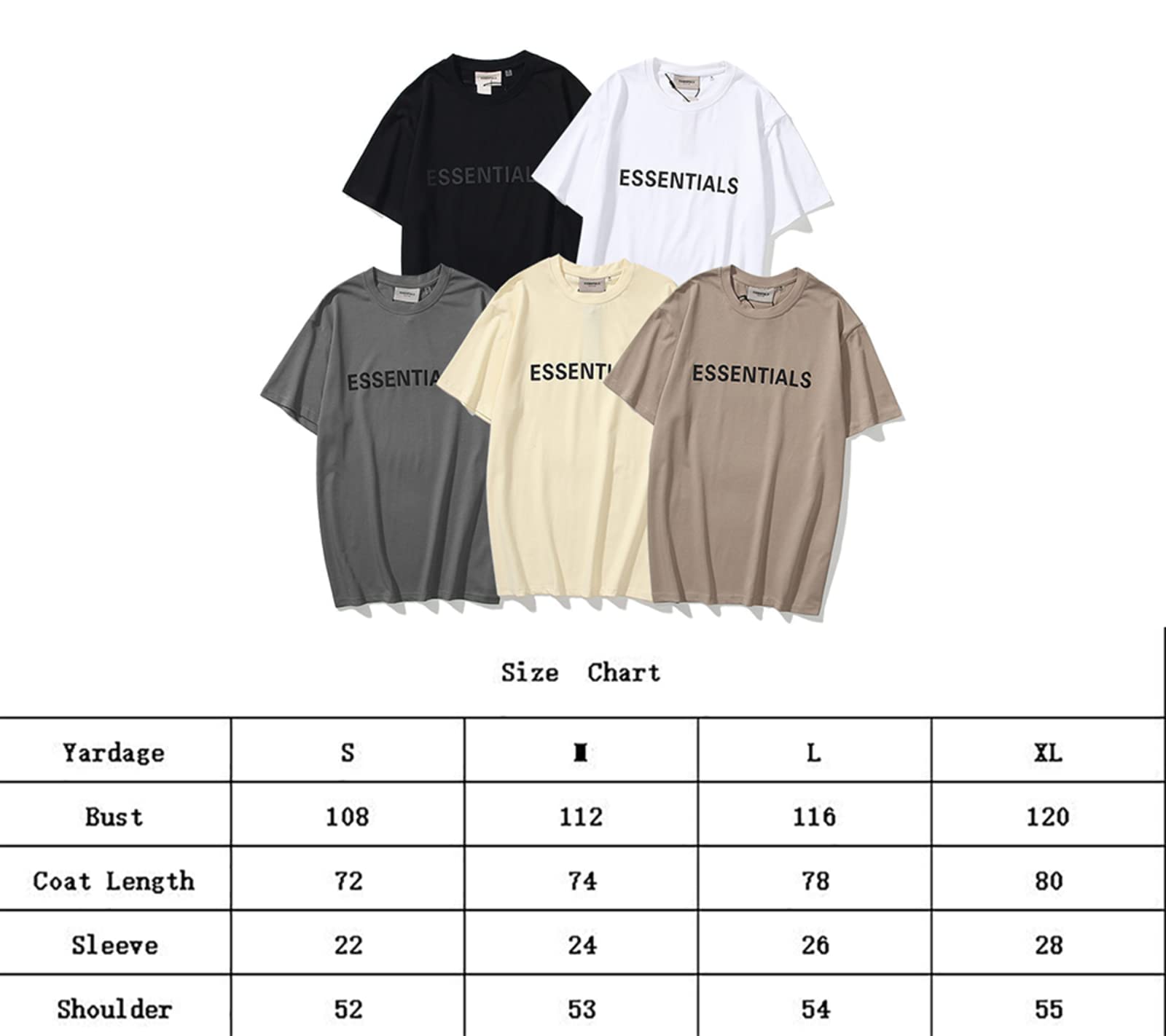 Wenorgesa Unisex Letter Print Hip Hop Shirts Classic Couples Tee Tops