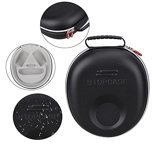 BTOPCASE Hard EVA Protective Carrying Storage Cover Case for Sony PULSE 3D Wireless Headset Sony PS5 Headset (Black with Slot)