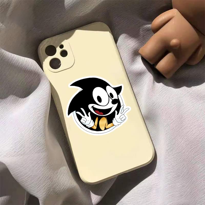 FUNNWISH 50 PCS Anime Cartoon Stickers for Water Bottle Laptop Phone Luggage Notebook Lunchbox Stickers Decals