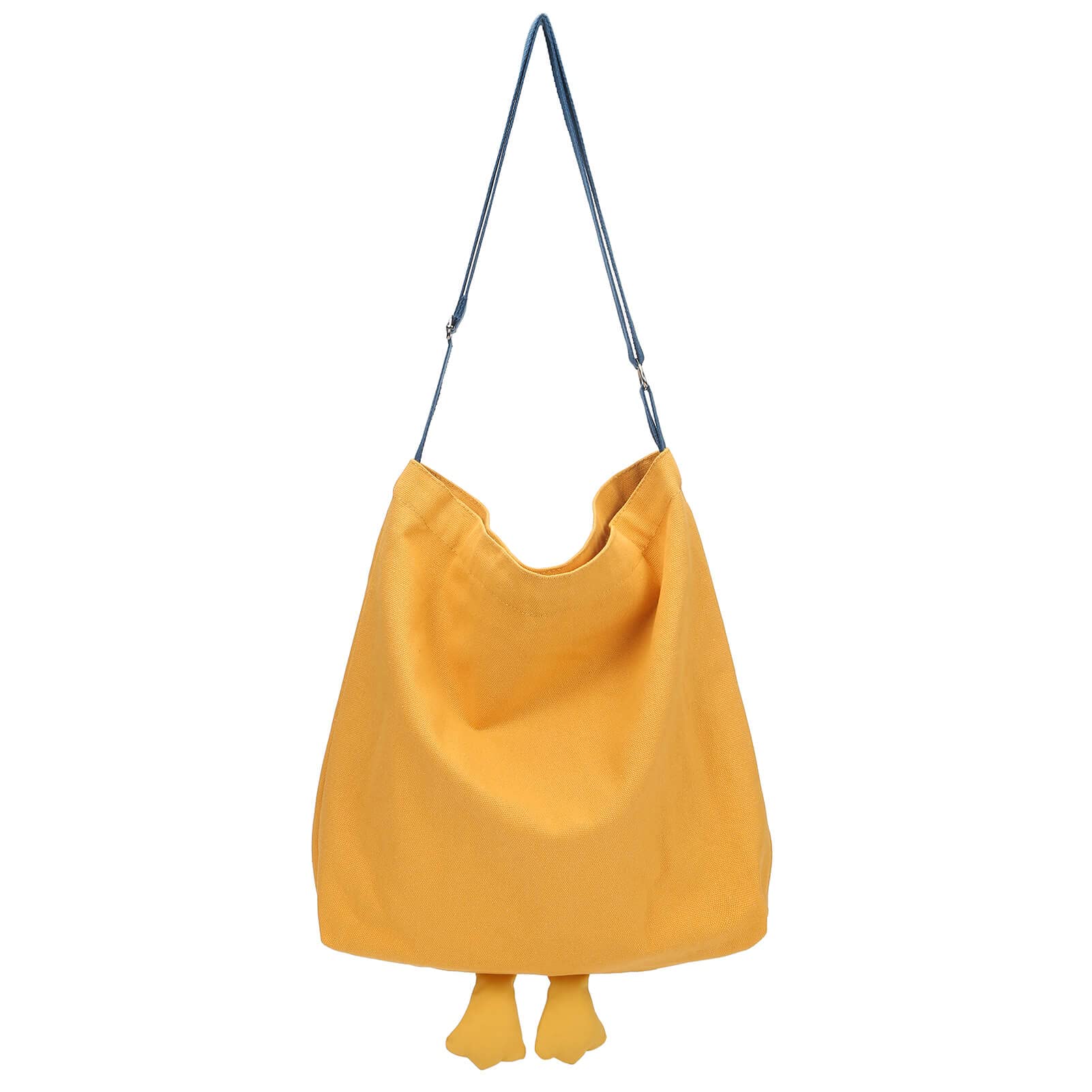 Phaoullzon Cute Canvas Tote Bag - Funny Duck & Goose Hobo Shoulder Crossbody Bag