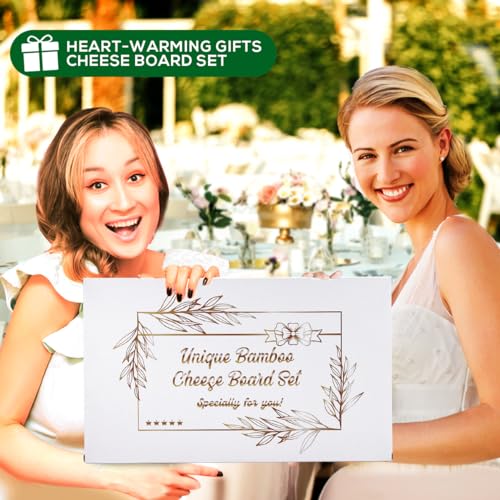 Henghere Mr & Mrs Gifts - Wedding Presents for Newlyweds, Bridal Shower & Engagement Gifts - Cheese Board