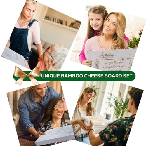 Henghere Mr & Mrs Gifts - Wedding Presents for Newlyweds, Bridal Shower & Engagement Gifts - Cheese Board