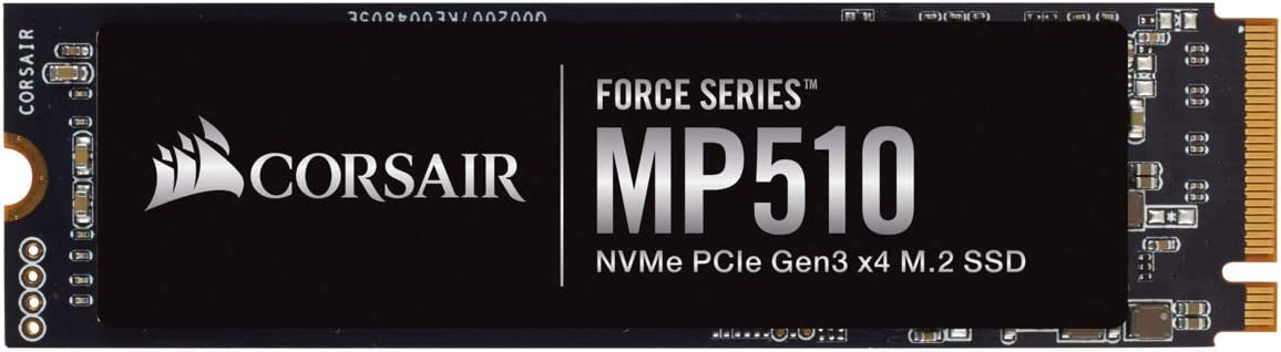 Corsair CSSD-F480GBMP510B Force Series MP510 480GB NVMe PCIe Gen3 x4 M.2 SSD (Renewed)