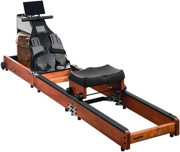 KINGSMITH WR1 Foldable Water Rowing Machine Patented 3-Fold Technology, Full Body Workout, Low-Impact, Digital Display